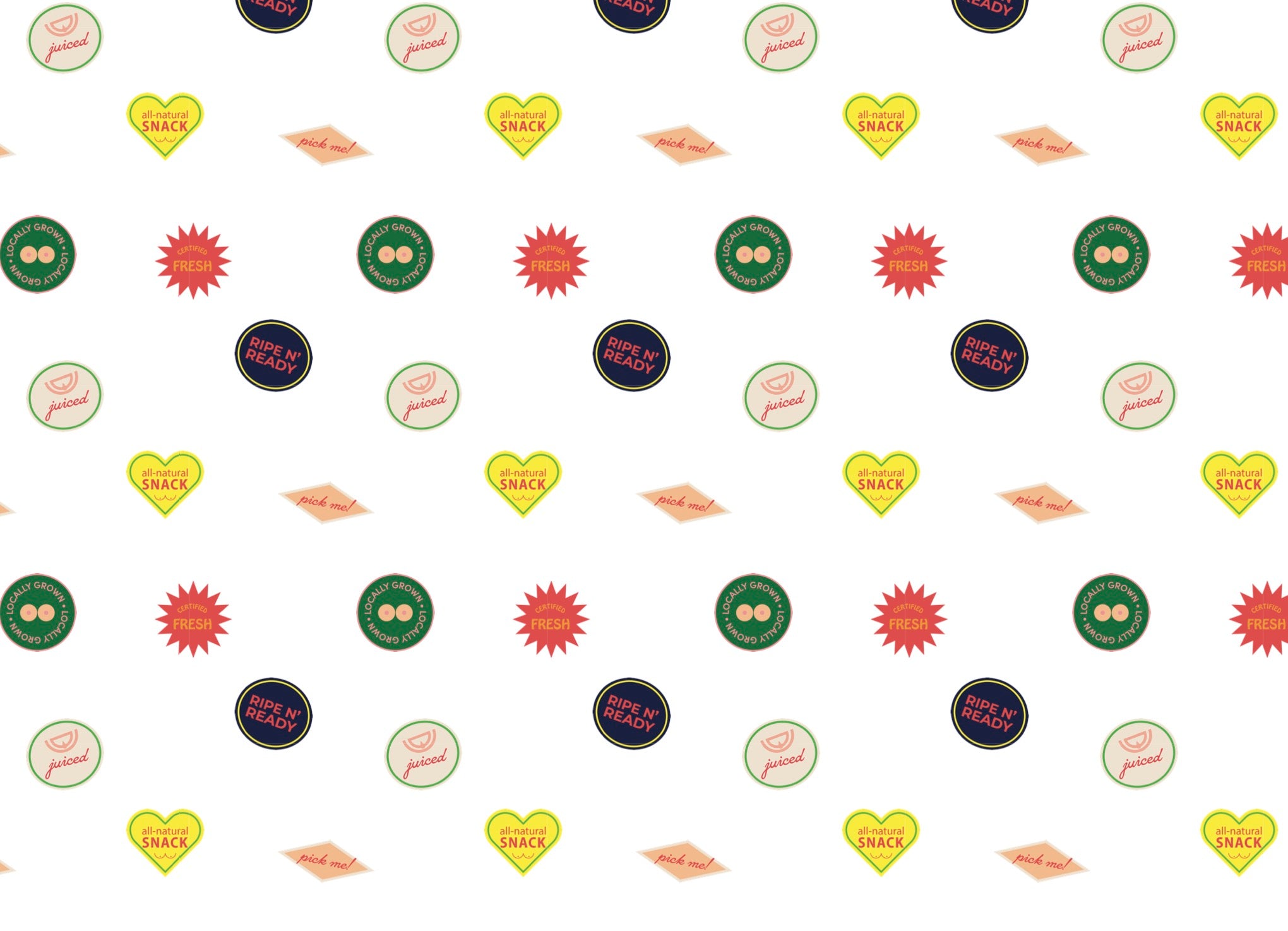 All Natural Snack Gift Wrap Paper – Silverette Usa